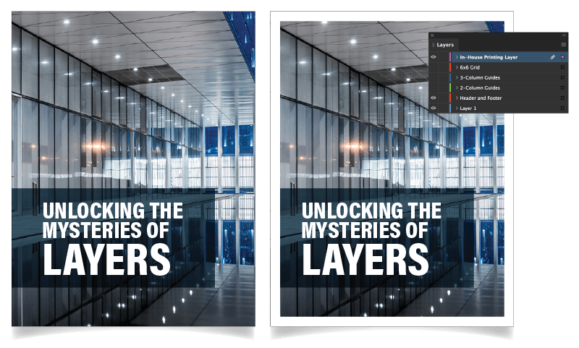 Using Layers in InDesign