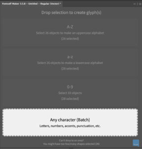 How to Create a Font with Illustrator and FontSelf