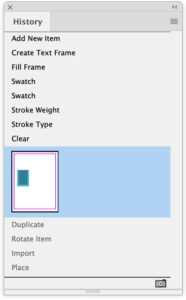 How to Add a History Panel to InDesign with Scripts