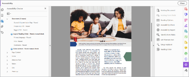 Walking the Tag Tree in Adobe Acrobat