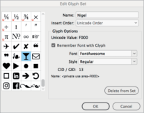 Digging into the Glyphs Panel | CreativePro Network