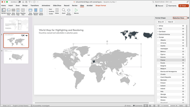 PowerPoint Maps Template | CreativePro Network