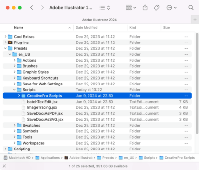 How to Install Scripts in Adobe Illustrator | CreativePro Network