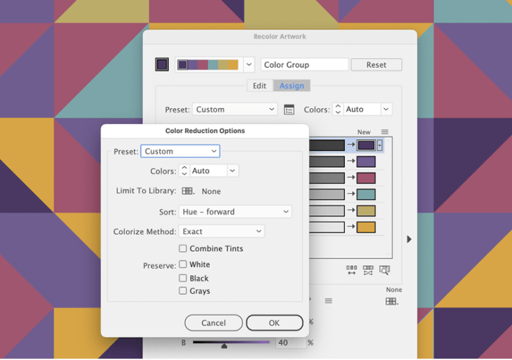 Using Generative Recolor in Illustrator