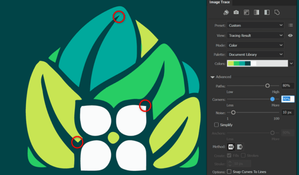 Vectorizing Logos In Illustrator