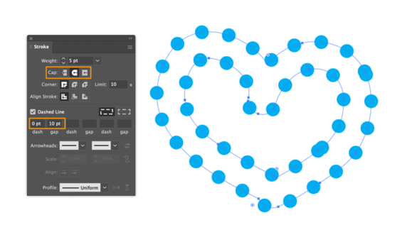 How to Make a Dotted Line in Illustrator