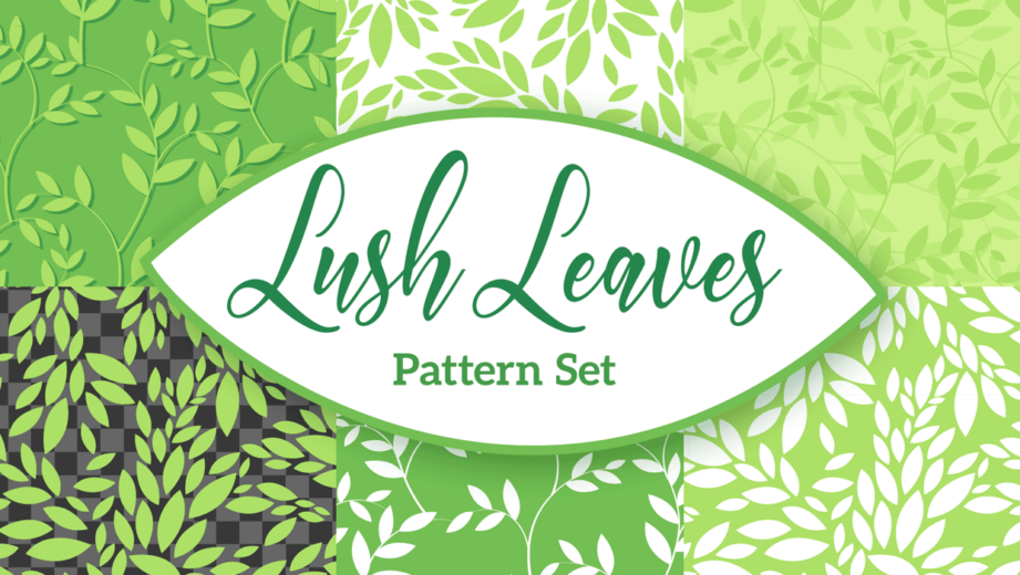 Illustrator Downloadable: Lush Leaves Pattern Set | CreativePro Network