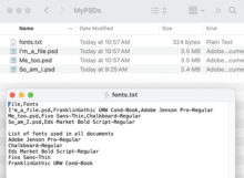 A Script to Show All Fonts Used in Photoshop Files | CreativePro Network