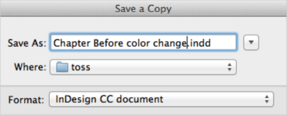 InDesign 101: Saving Your Work