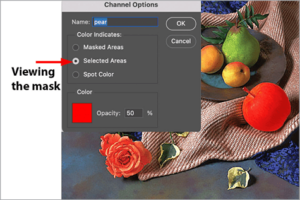 Saving Selections with Channels in Photoshop