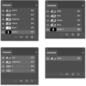 Saving Selections with Channels in Photoshop