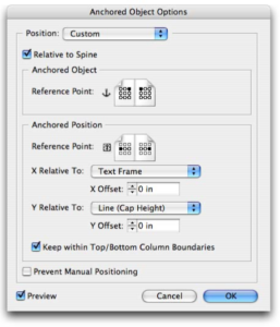 Working with Anchored Objects in InDesign | CreativePro Network