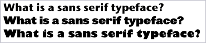 The Best Sans Serif Fonts