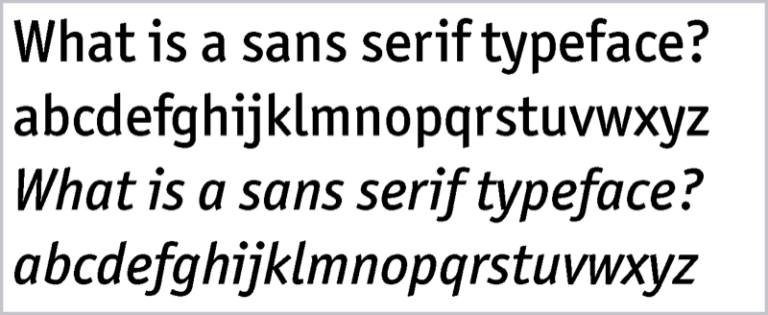 The Best Sans Serif Fonts | CreativePro Network