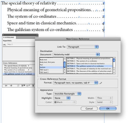Easy TOC Formatting in InDesign