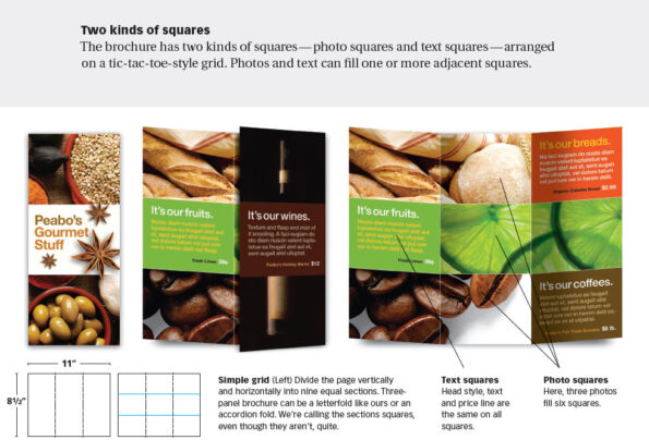 Before&After: Design a Brochure of Squares