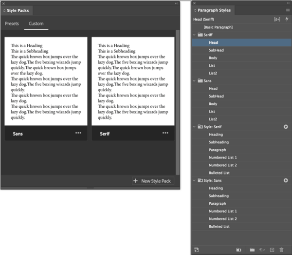 Format Text Automatically with Style Packs in InDesign | CreativePro ...