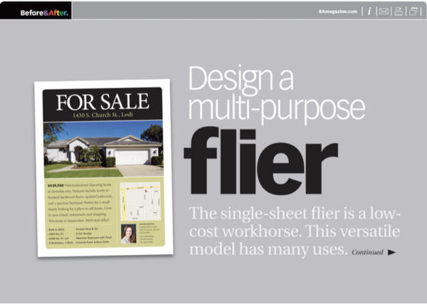 Before&After: Design a Multi-Purpose Flier