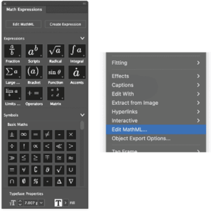 A Formula for Success: InDesign + MathML