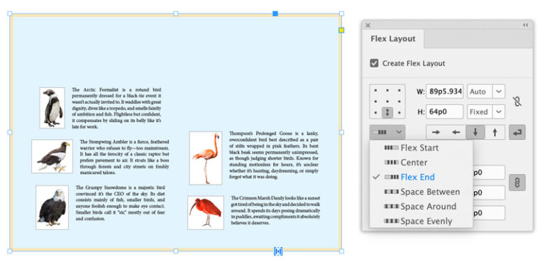 Getting Started with Flex Layout in InDesign
