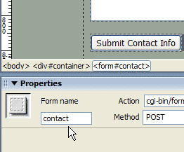 Connecting an HTML Form with a CGI Script | CreativePro Network